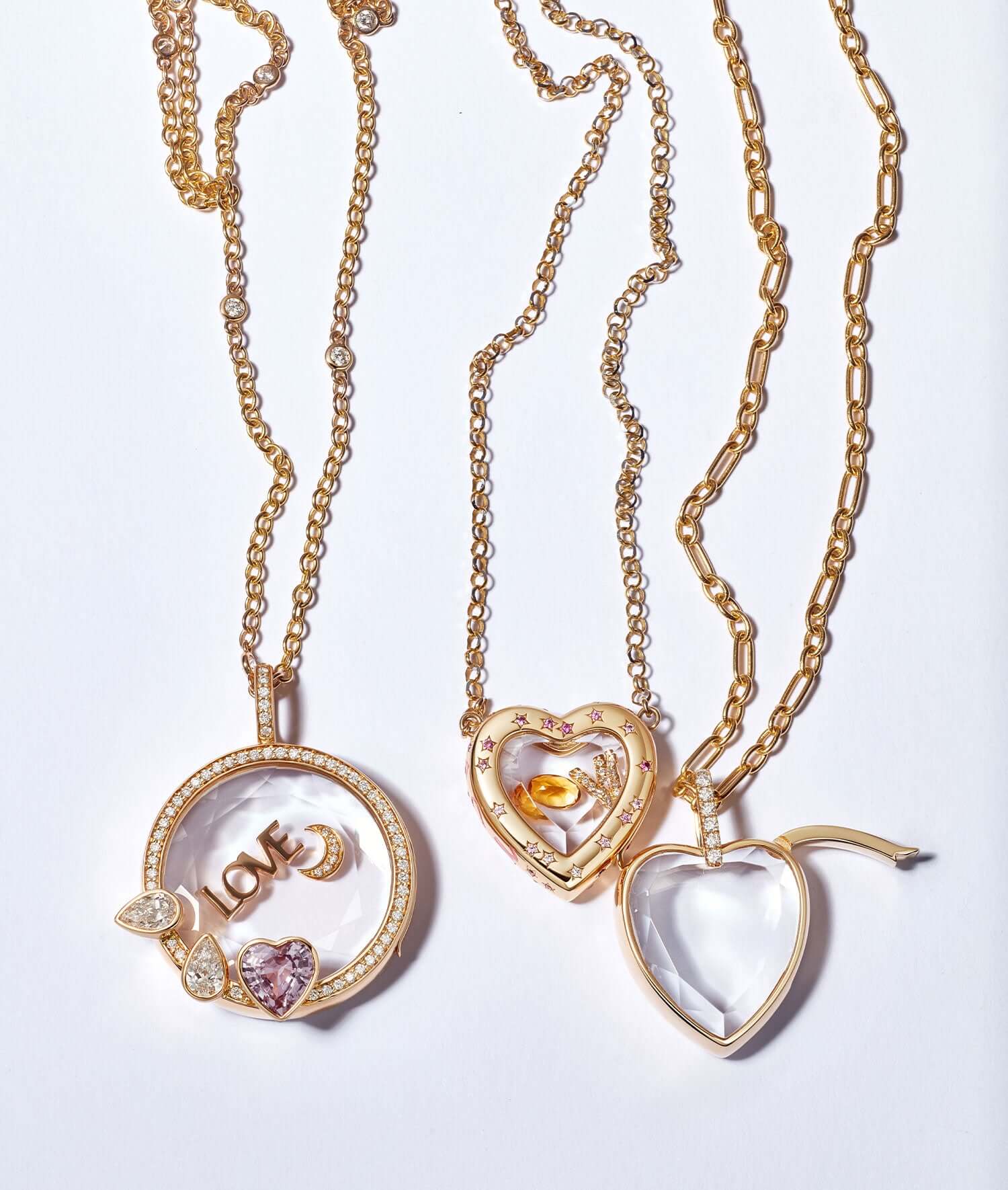 Heart Locket Necklace - Gold | Loquet London