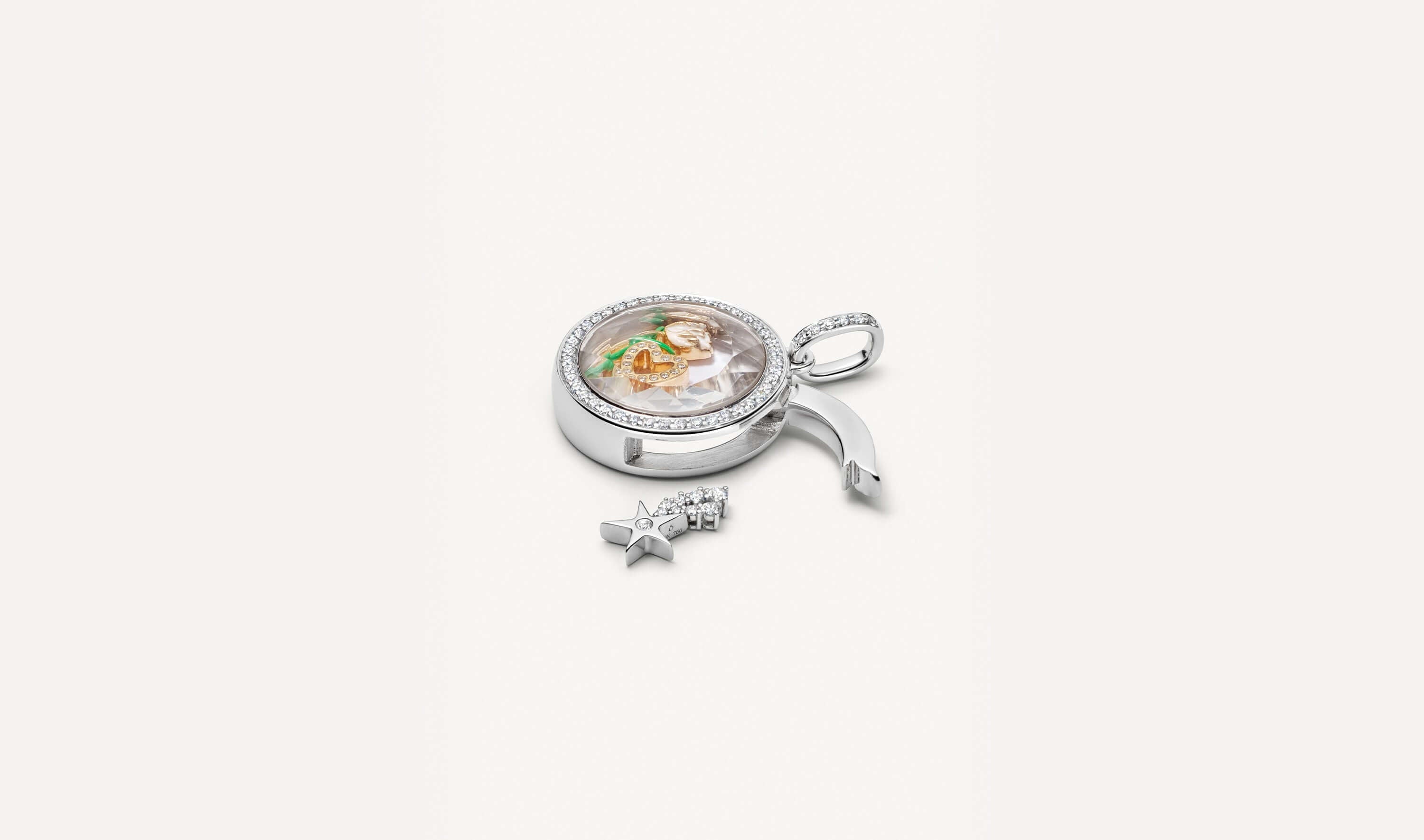 White Gold Lockets | Necklaces Lockets | Loquet London