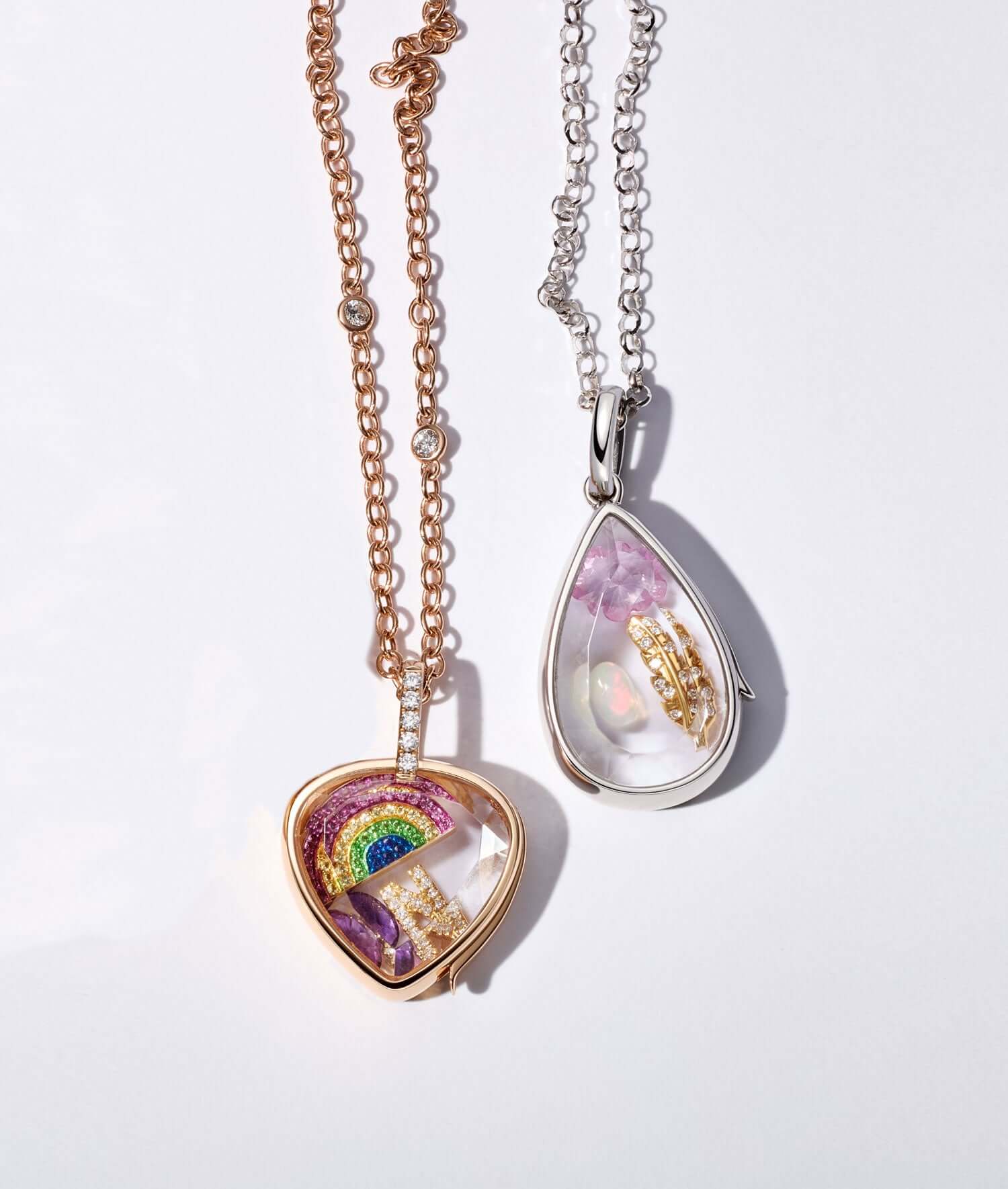 White Gold Lockets | Necklaces Lockets | Loquet London