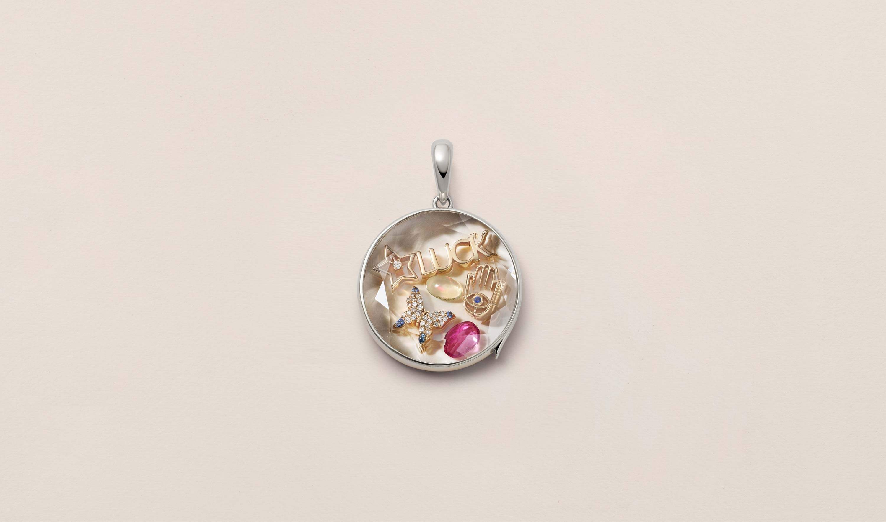 White Gold Lockets | Necklaces Lockets | Loquet London