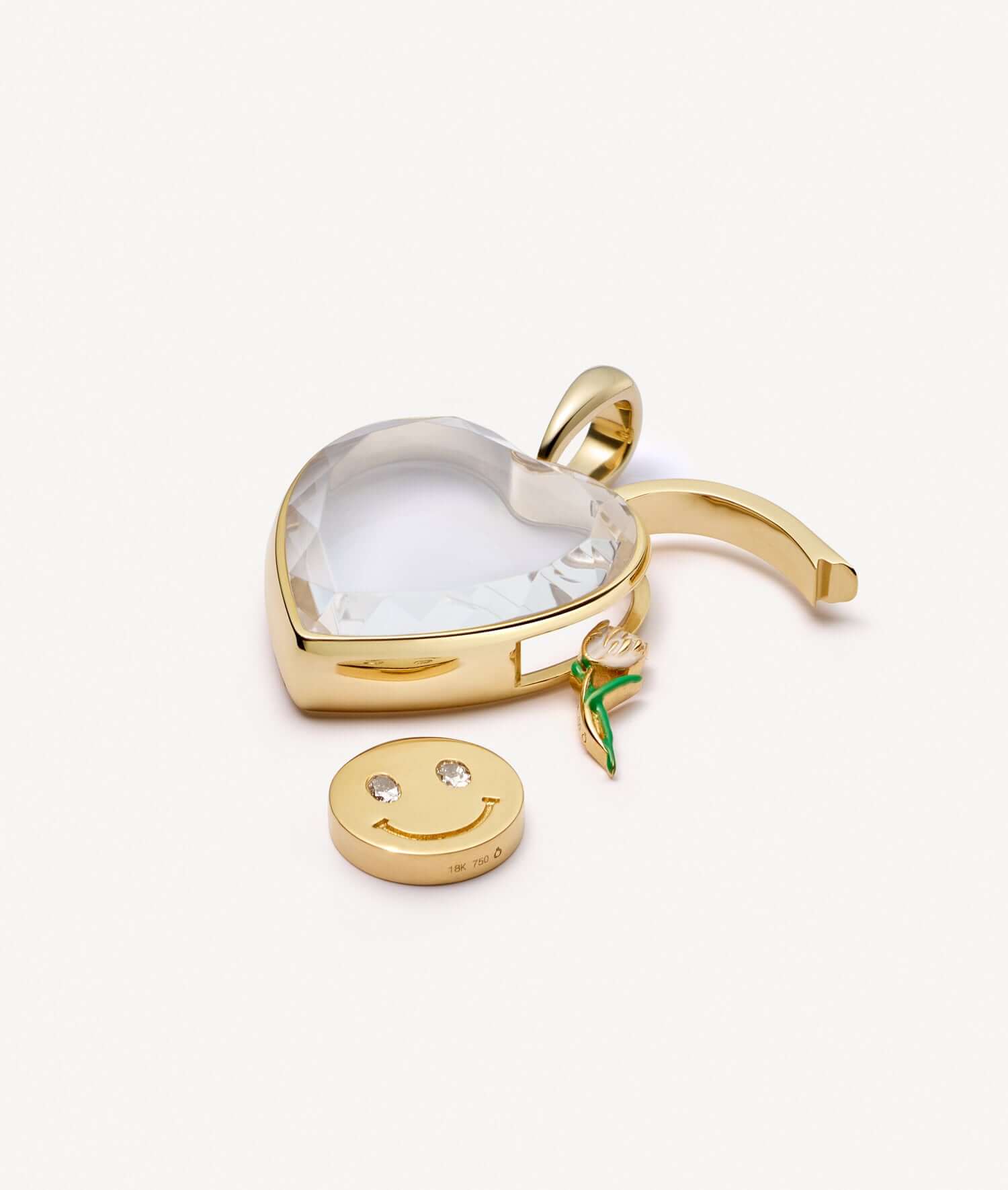 Heart Locket Necklace - Gold | Loquet London